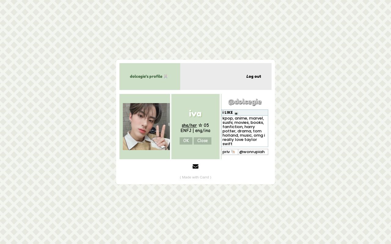 iva’s card
